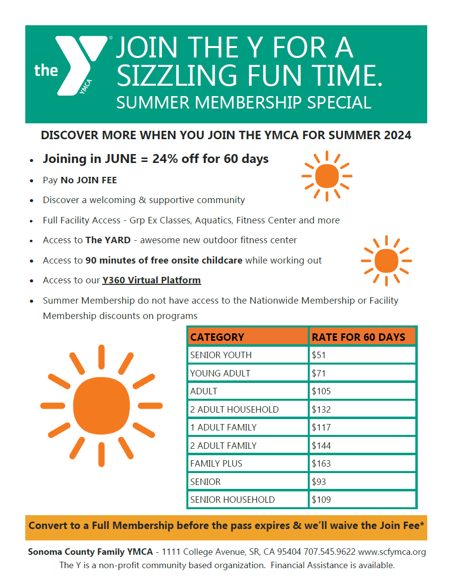Membership | Sonoma County Family YMCA
